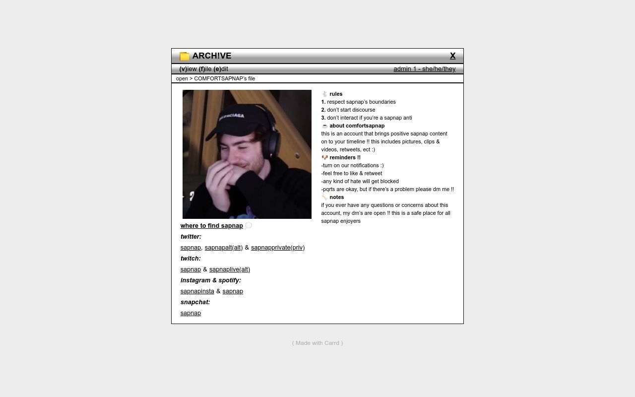 welcome to comfortsapnap